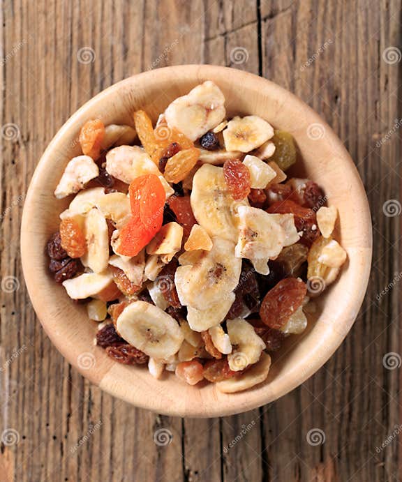 Gemengd gedroogd fruit stock afbeelding. Image of voedsel - 14855301