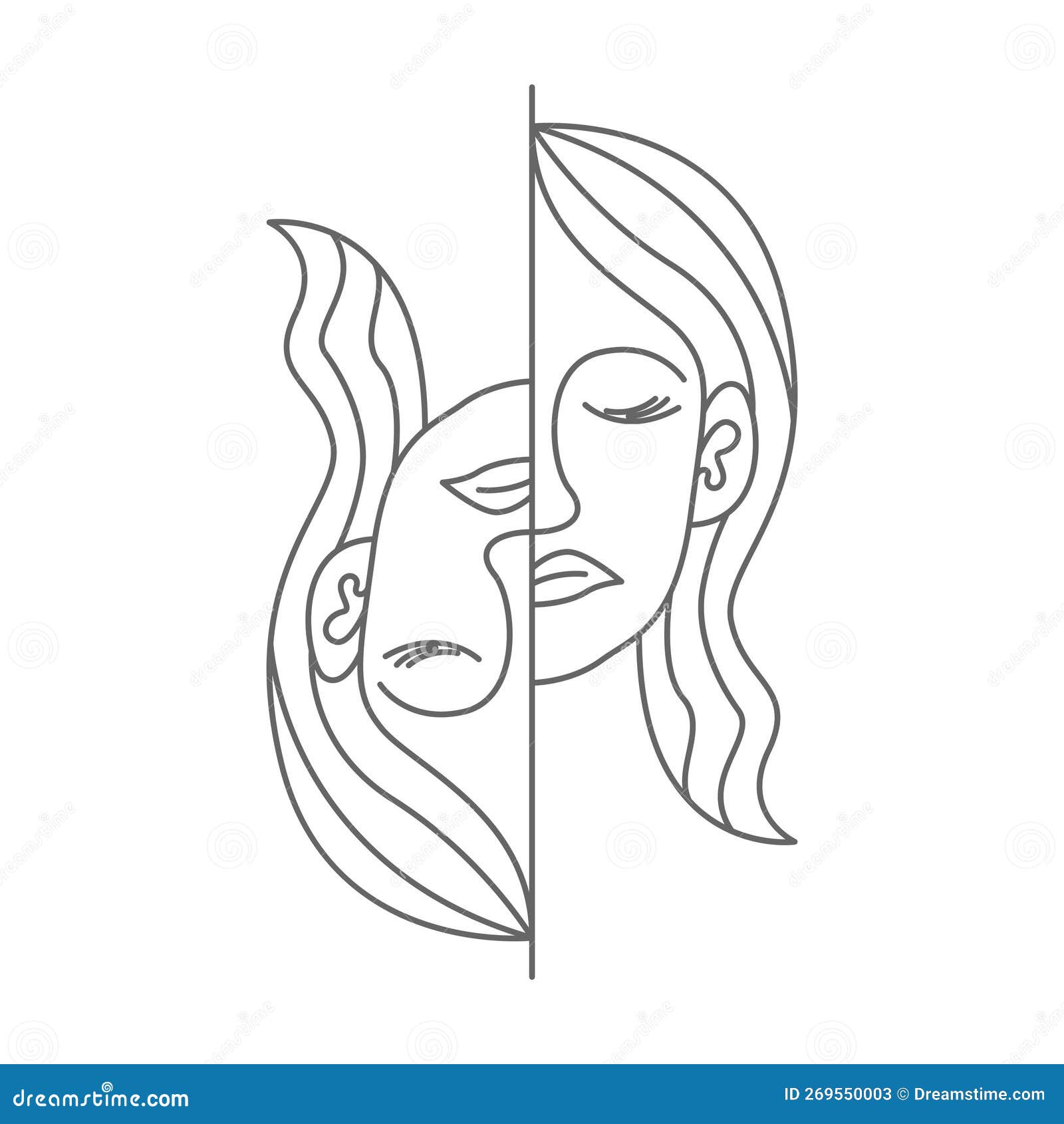 Gemini icon logo design stock illustration. Illustration of celestial ...