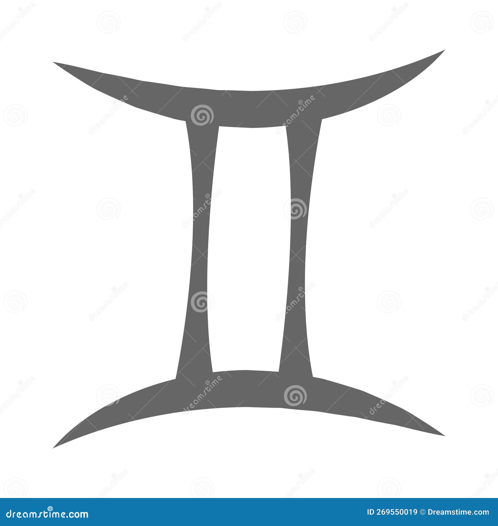 Gemini icon logo design stock illustration. Illustration of prediction ...