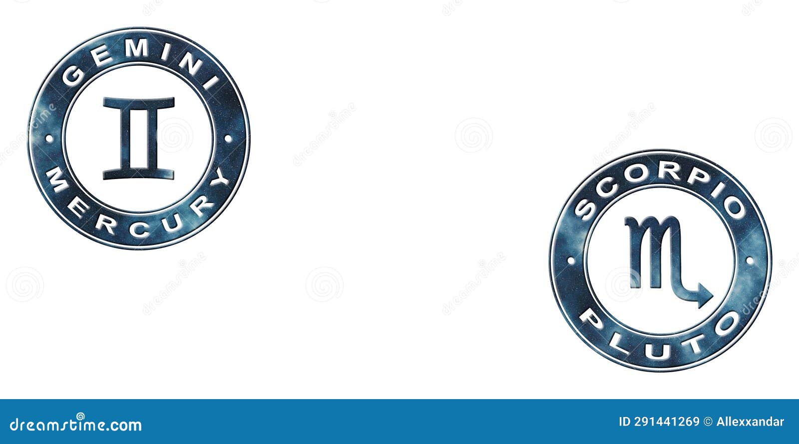 Gemini and Scorpio Compatibility Stock Illustration - Illustration of ...