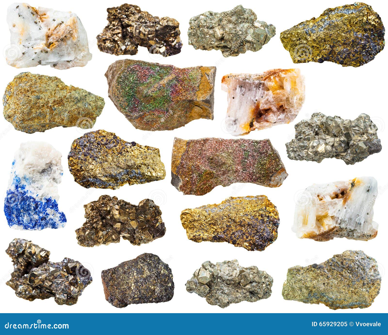 Gemme Minerali E Rocce Della Varia Pirite Immagine Stock - Immagine di ...