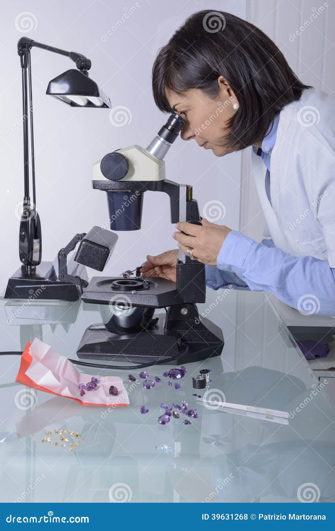 The gemologist stock photo. Image of luxury, appraisal - 39631268