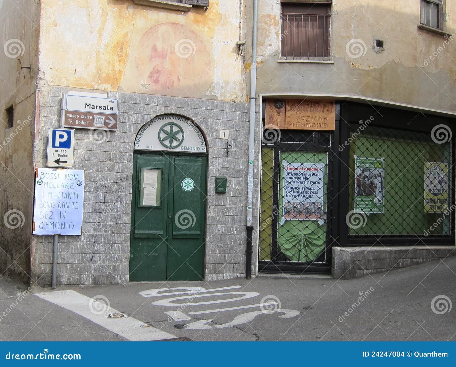 Gemonio, Italy editorial stock image. Image of headquarter - 24247004