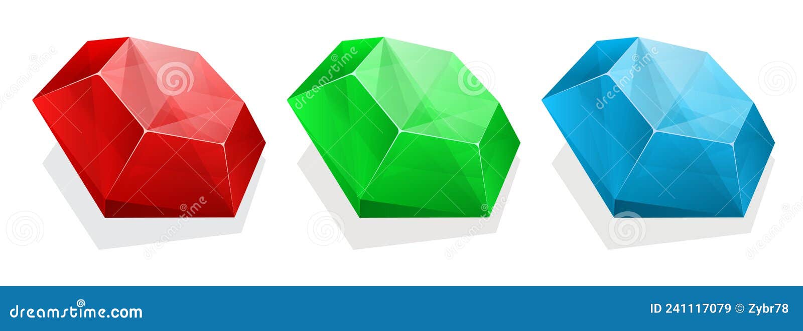 Gems. Vector illustration stock vector. Illustration of vector - 241117079