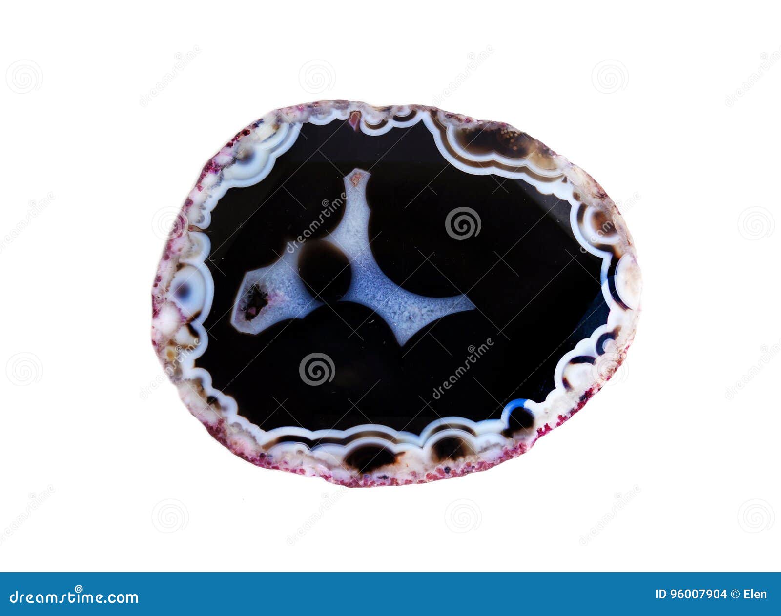 Gemstone Black Agate Close Up Stock Photo - Image of jasper, jewellery ...