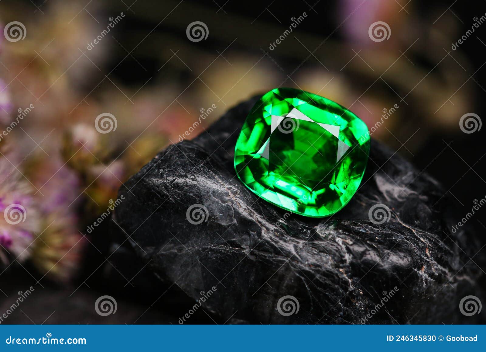 Gemstone Emerald Beauty Shot Background Stock Photo - Image of ...