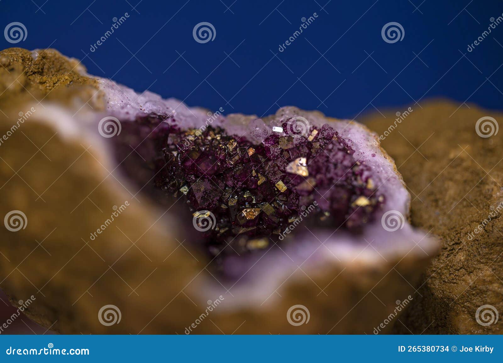 Gemstone Geode close up stock photo. Image of geode - 265380734