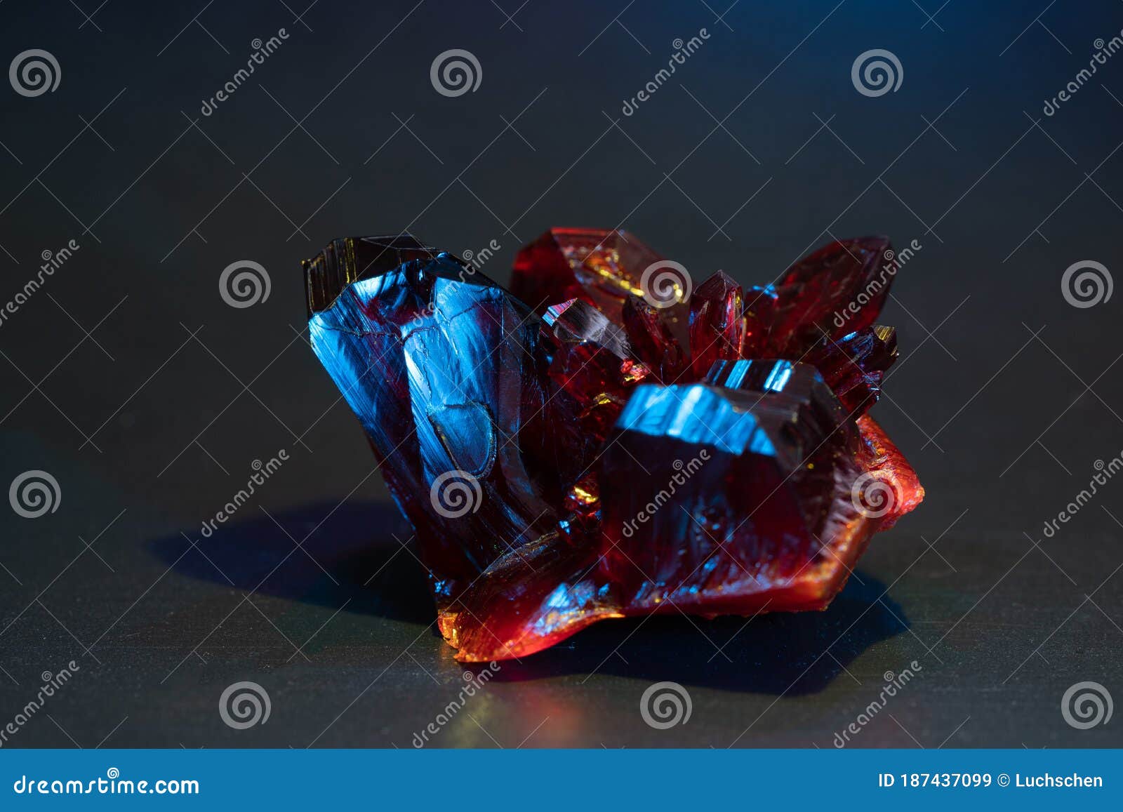 Gemstone Nugget. Transparent Raw Ruby Stock Image - Image of agate ...