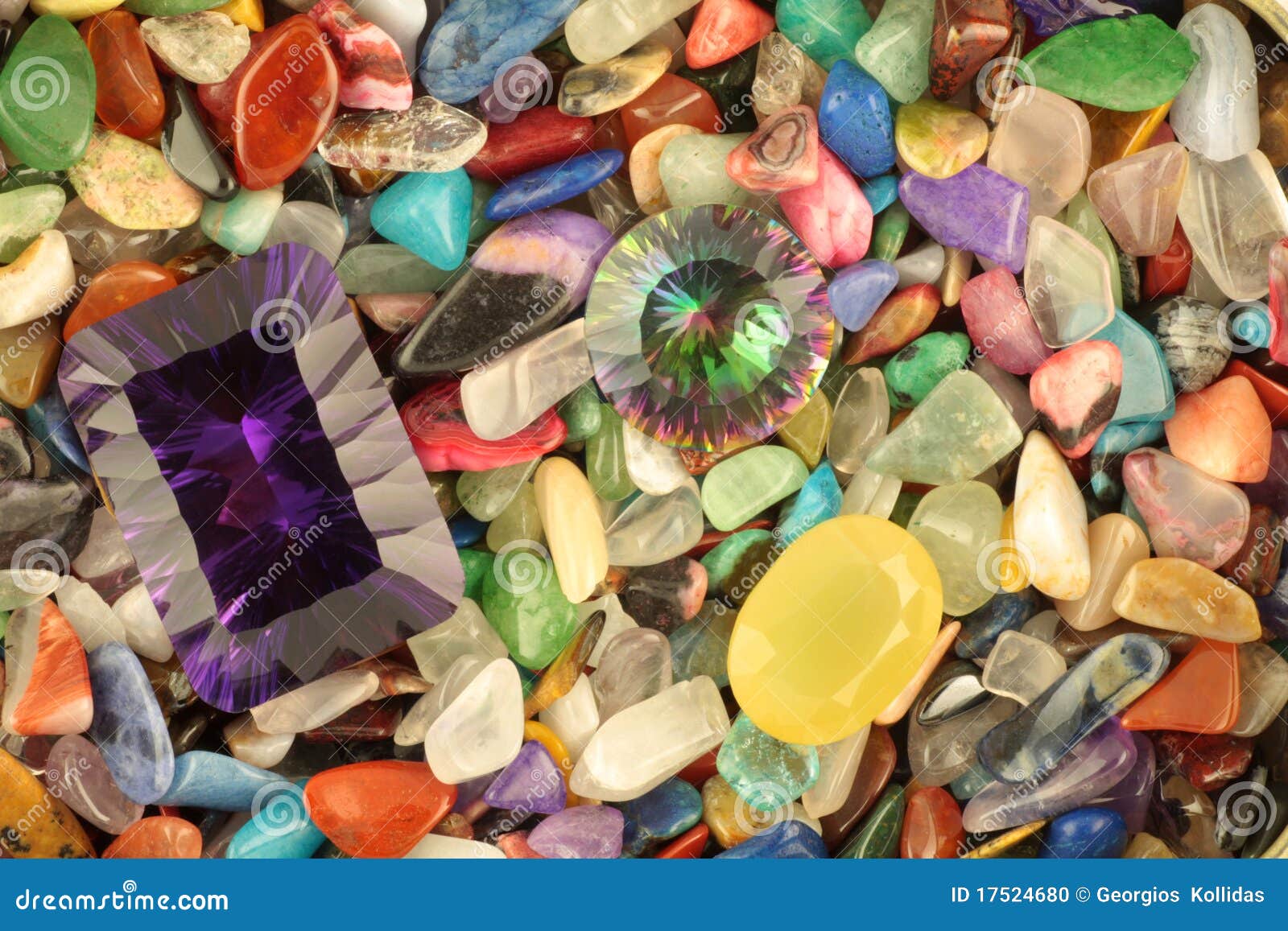 Gemstones stock photo. Image of abstract, closeup, ornament - 17524680