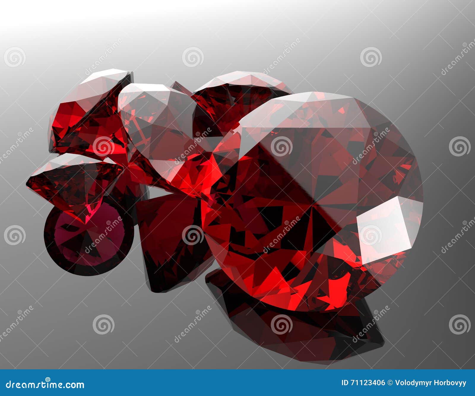 Gemstones 3d render stock photo. Image of rock, rich - 71123406