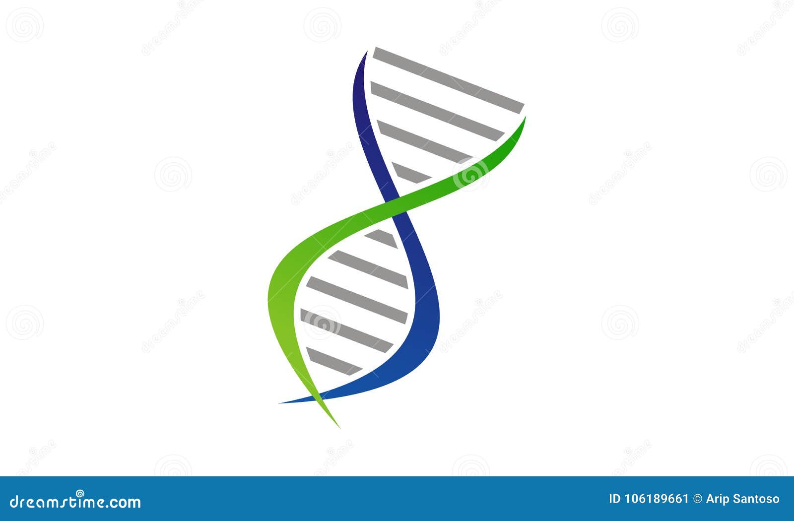 Genética Logo Design Template De La DNA Ilustración del Vector ...