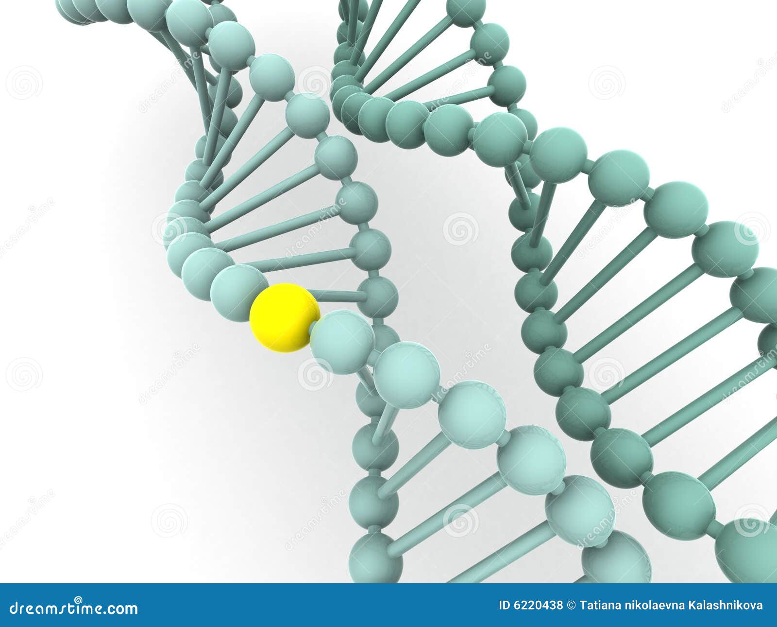 Gen in DNA stock illustratie. Illustration of chemie, sluit - 6220438
