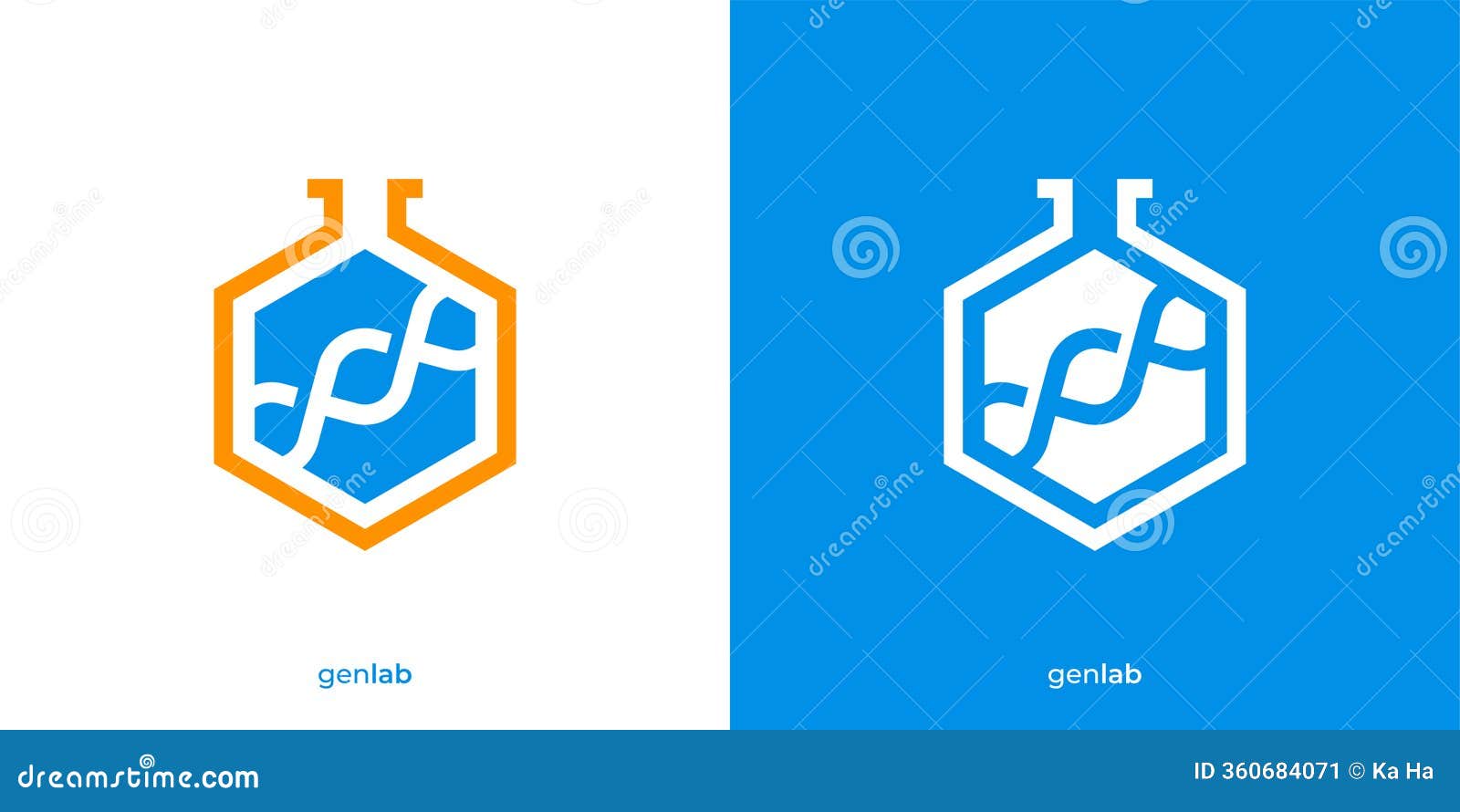 Simple Gen Lab Logo. Gene and Lab Bottle Graphic Icon Stock Vector ...