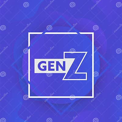 Gen Z Vector Design for Web Stock Vector - Illustration of graphic ...