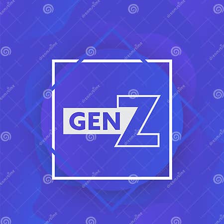 Gen Z Vector Design for Web Stock Vector - Illustration of graphic ...