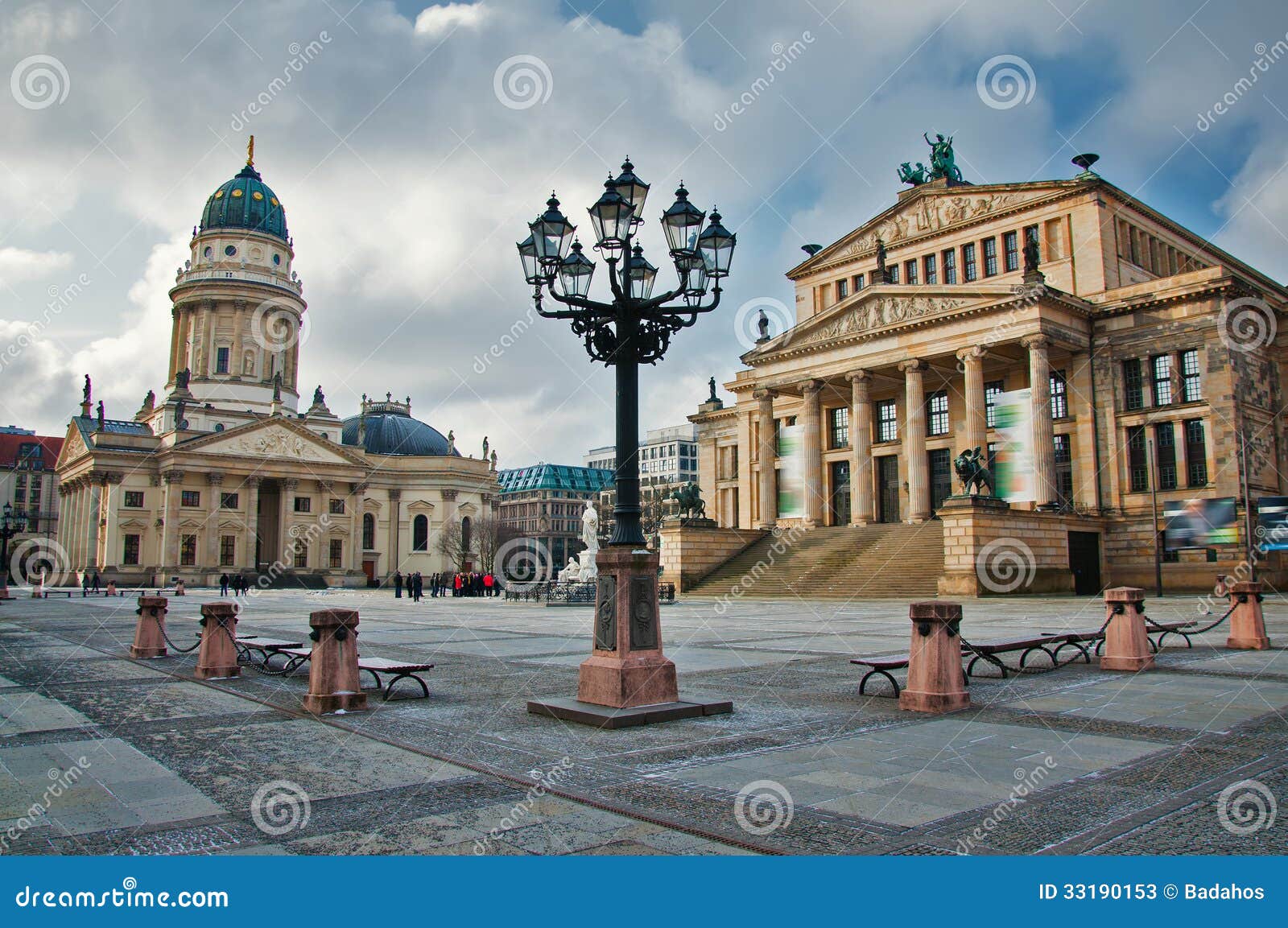 Gendarmenmarkt square stock image. Image of column, berlin - 33190153