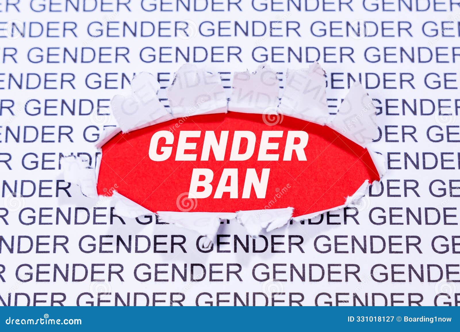 Gender Ban Against Gender-appropriate Language Communication Concept ...