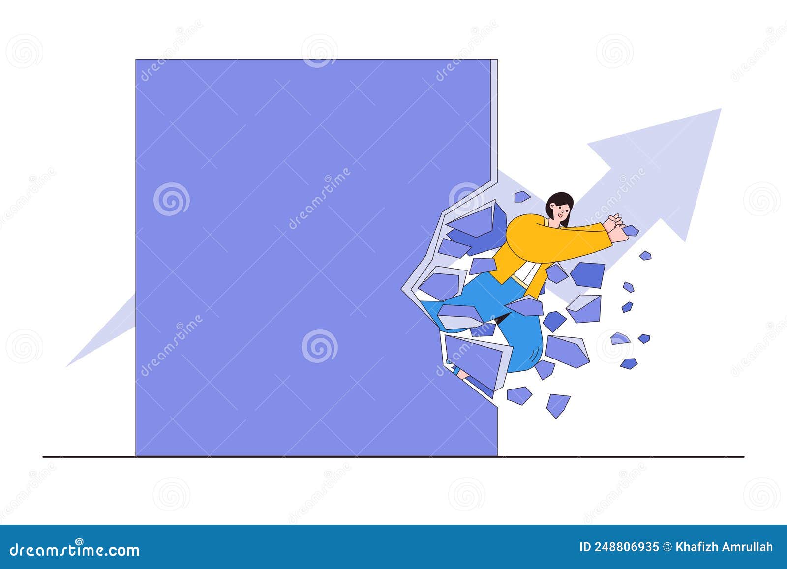 Gender Barrier Woman Career Obstacle Or Inequality Limitation Or