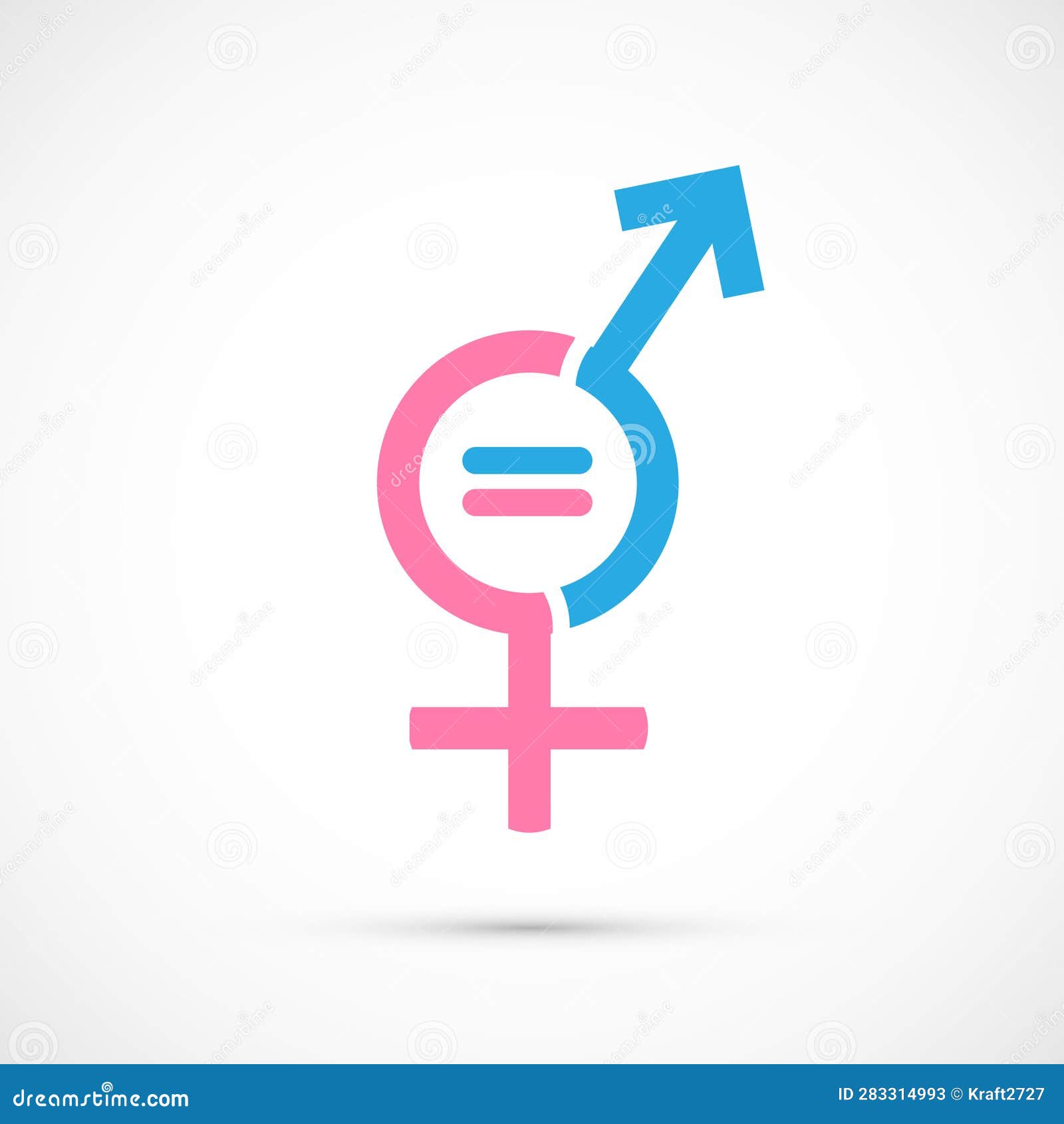 Gender equality logo stock vector. Illustration of family - 283314993