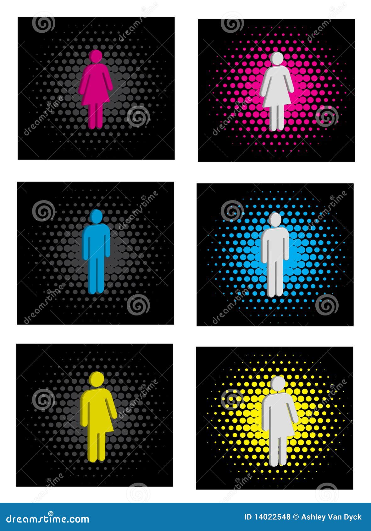 Gender Icons Stock Photography | CartoonDealer.com #14022548