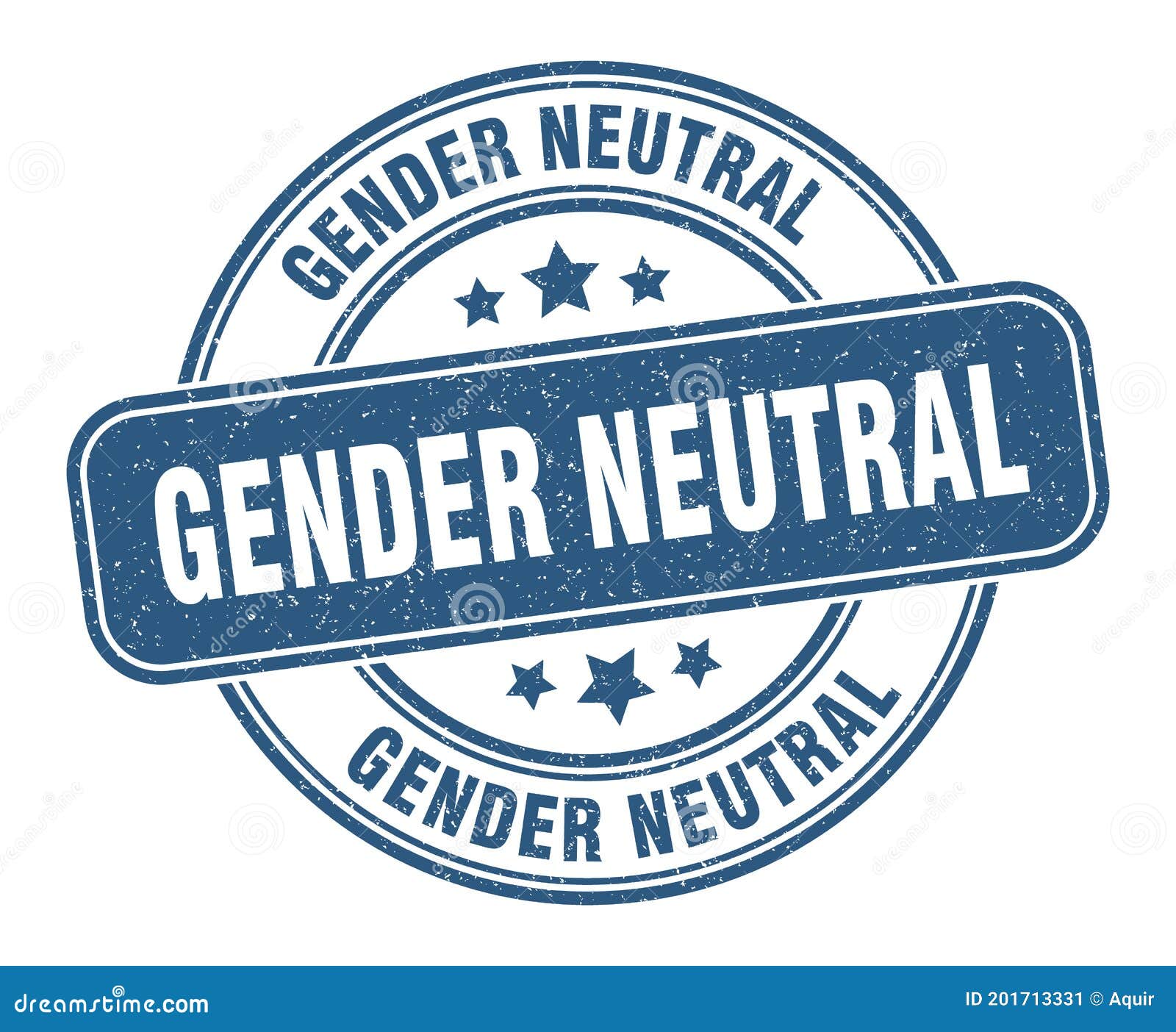 Gender Neutral Stamp. Gender Neutral Label. Round Grunge Sign Stock ...