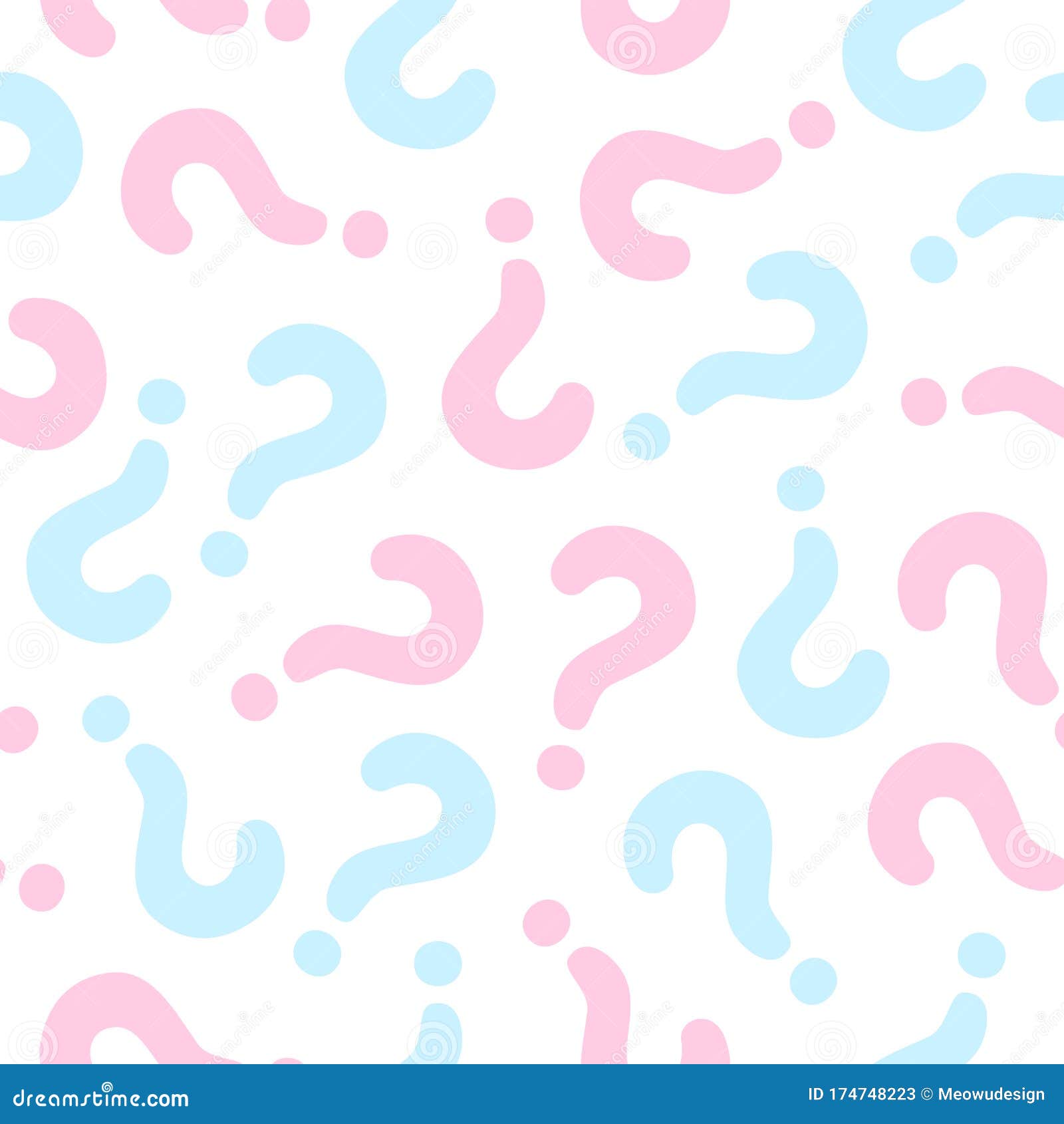 Gender Reveal Party Background Stock Vector - Illustration of cute ...