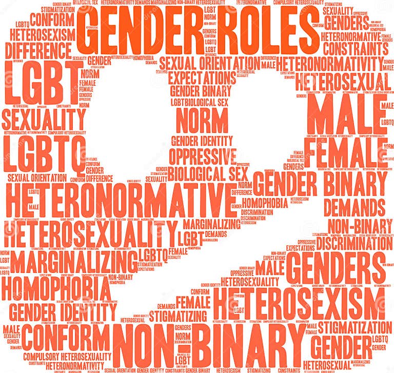 Gender Roles Word Cloud Stock Vector Illustration Of Stigmatization