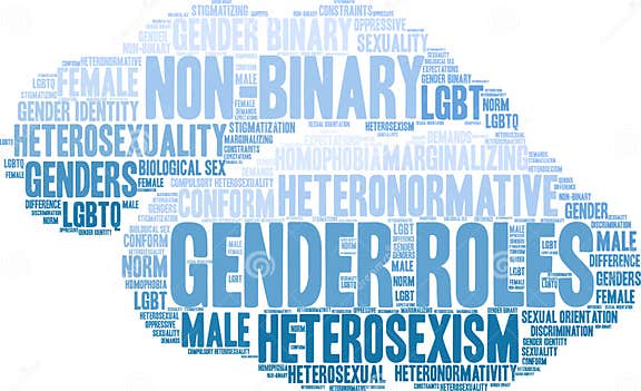 Gender Roles Word Cloud Stock Illustration Illustration Of