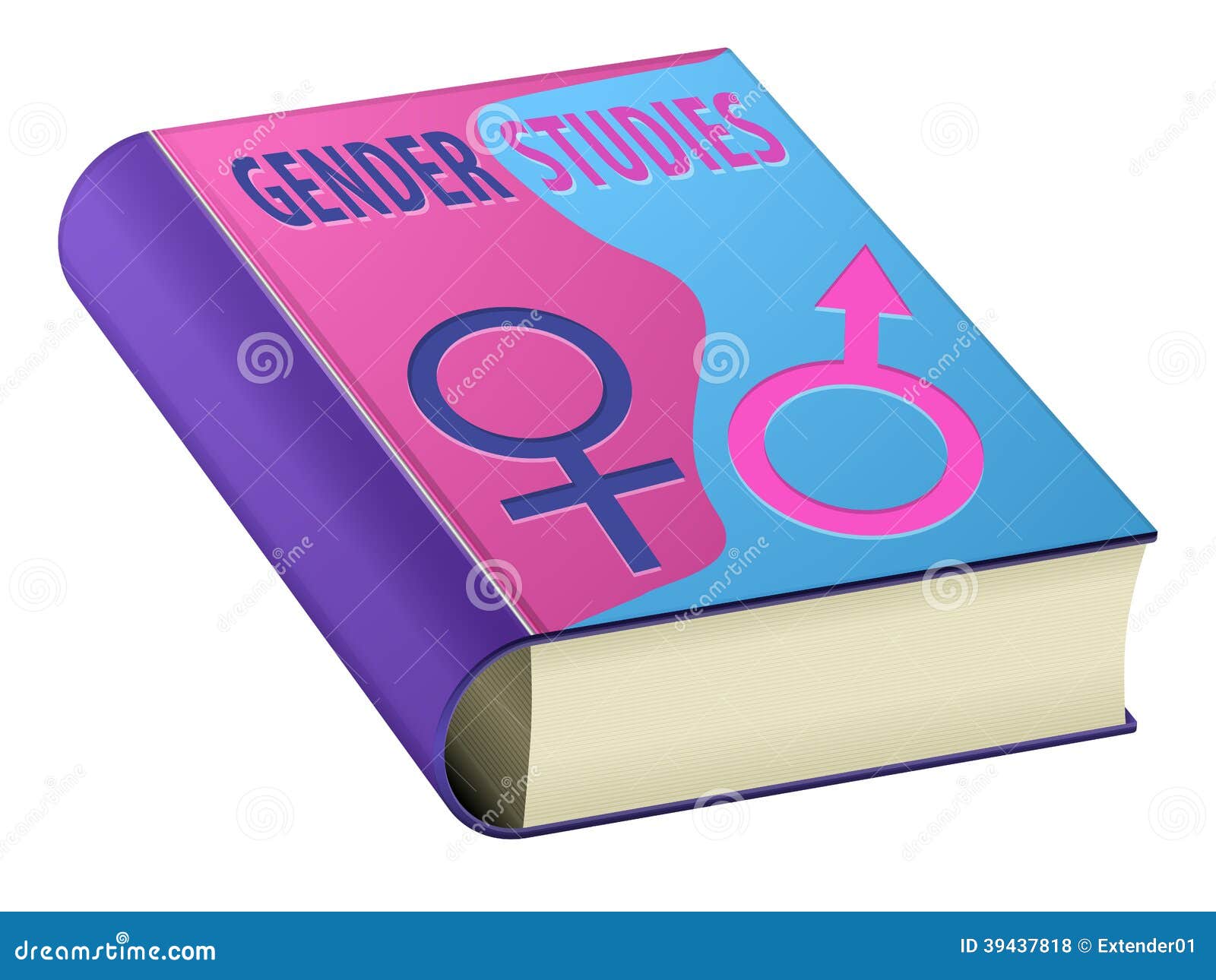 Gender studies book stock vector. Illustration of sign - 39437818