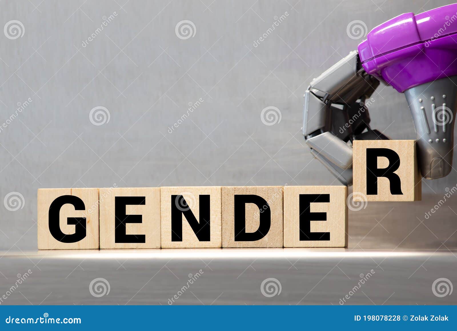 GENDER Word Made with Building Blocks Stock Photo - Image of human ...