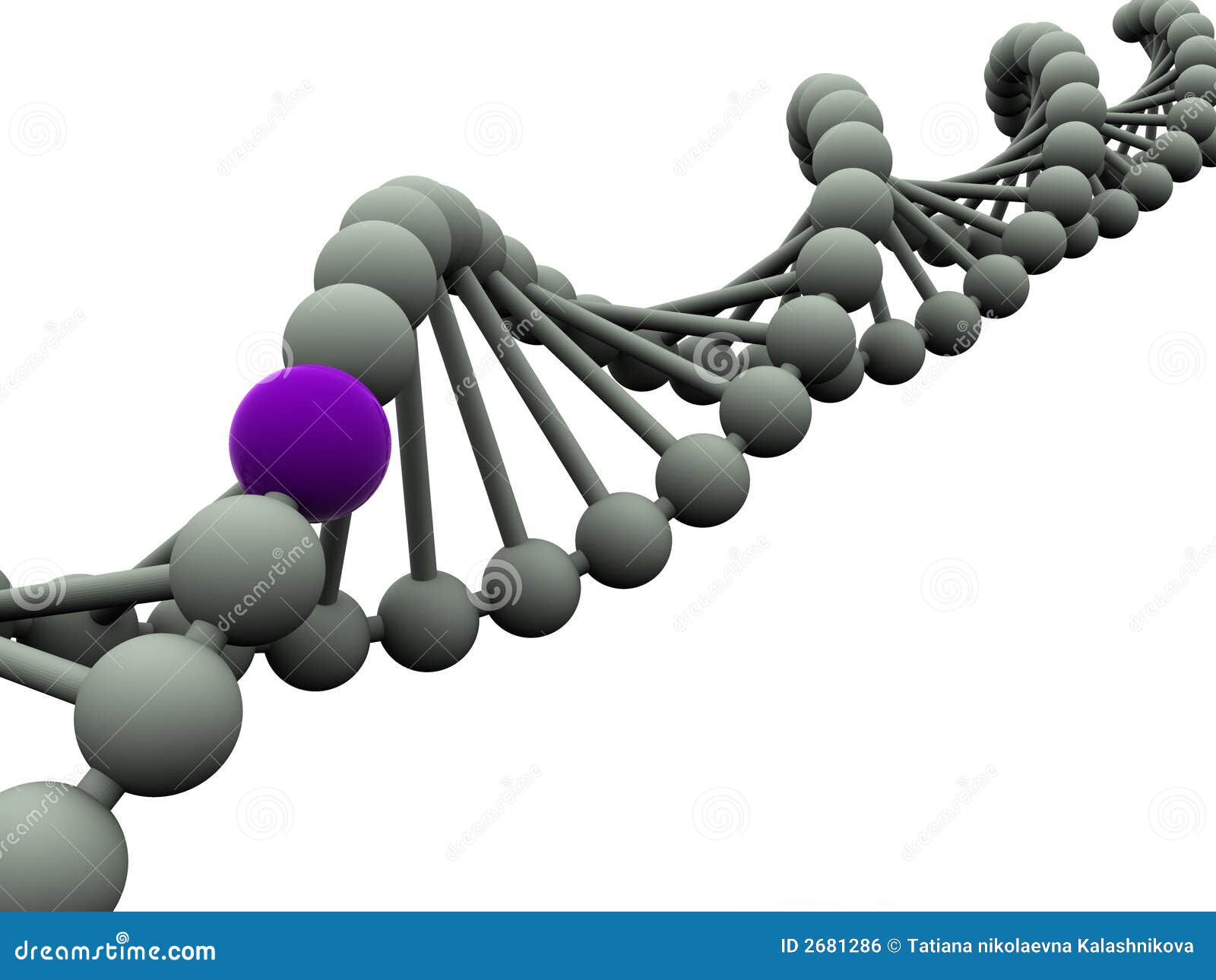 Gene in DNA stock illustration. Illustration of individuality - 2681286