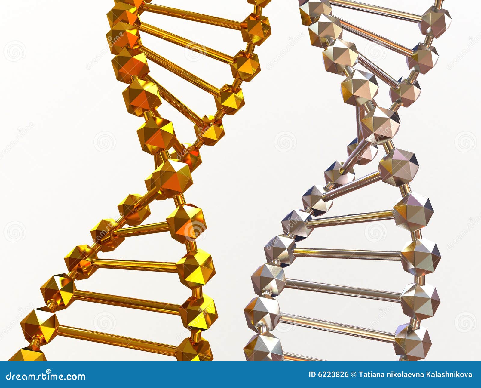 Gene in DNA stock illustration. Illustration of molecule - 6220826