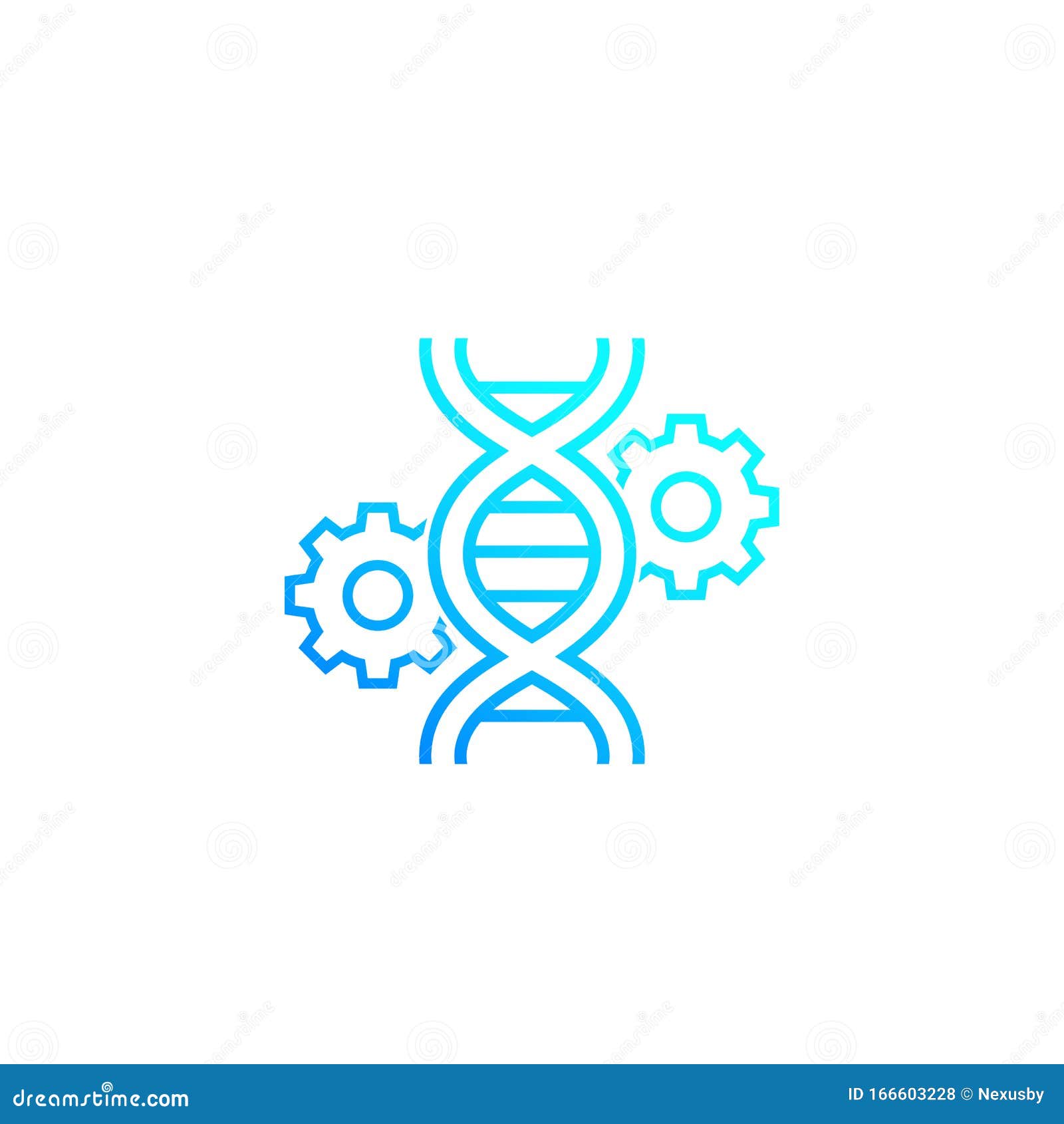 Gene Editing, Genetics Icon Stock Vector - Illustration of editing ...