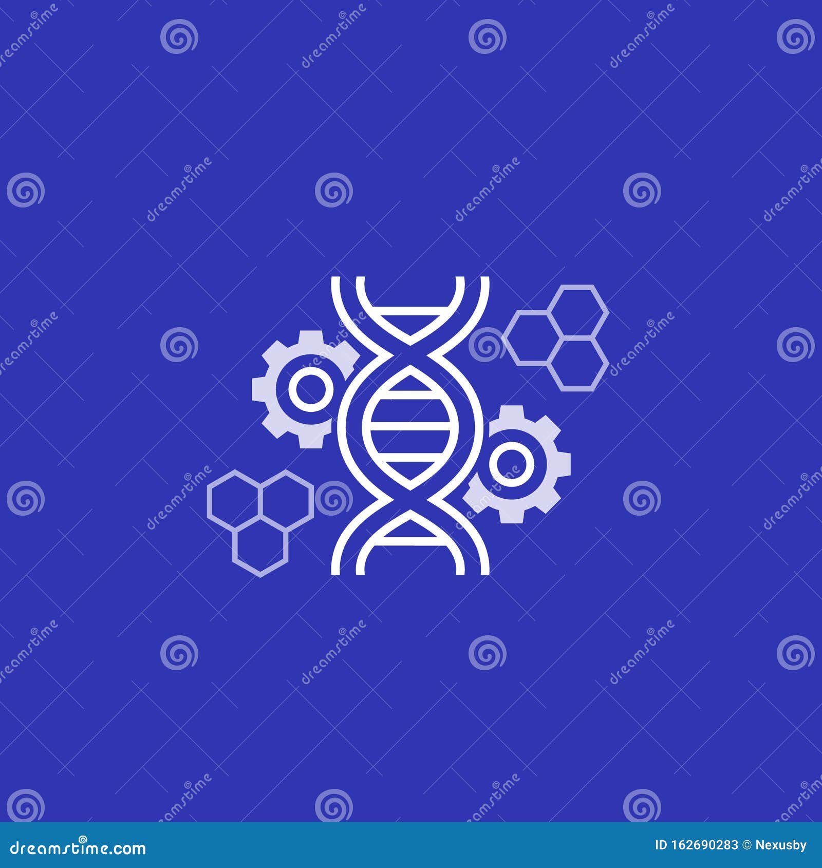 Gene Editing and Genetics Vector Stock Vector - Illustration of modern ...