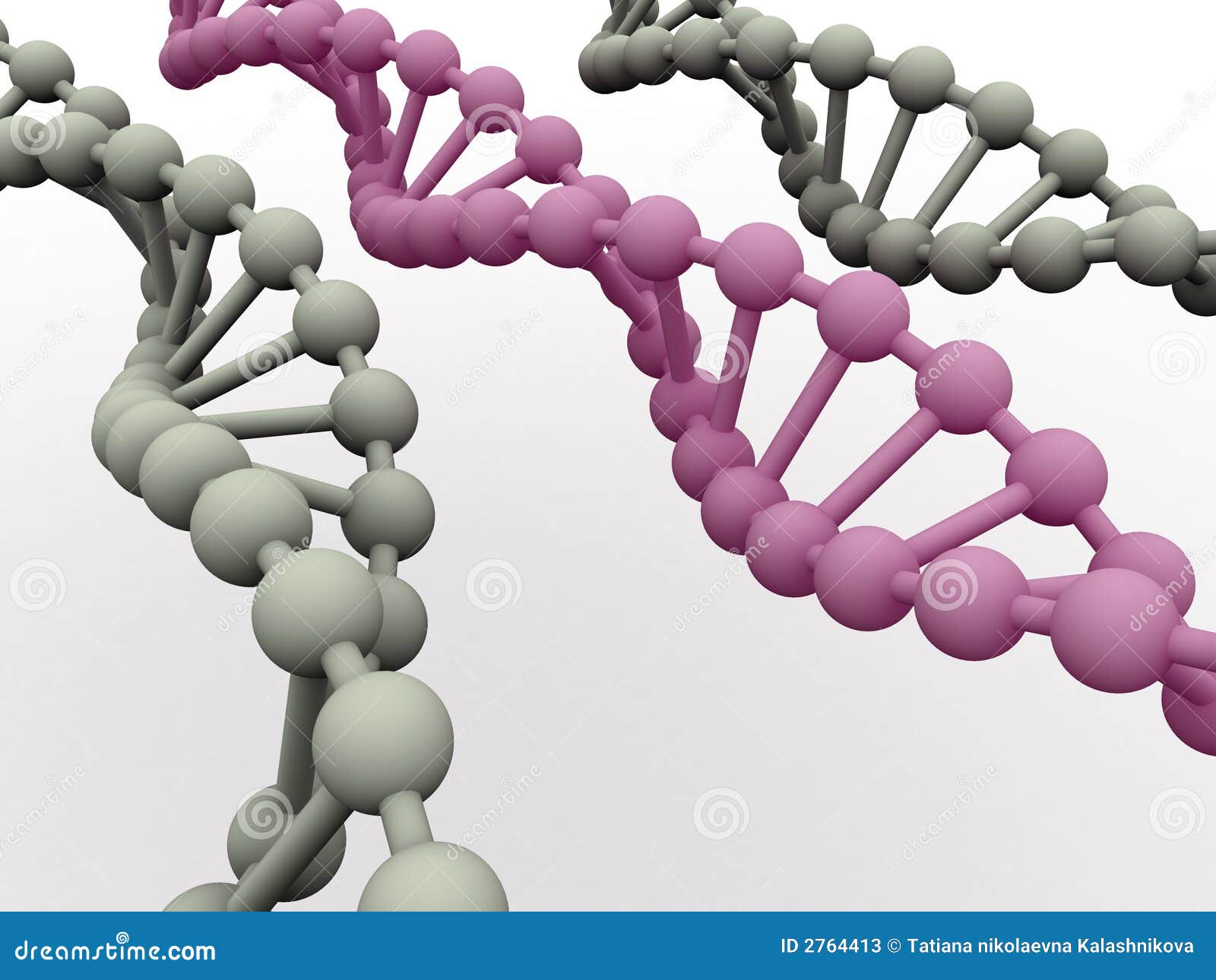 Gene en la DNA. stock de ilustración. Ilustración de salud - 2764413