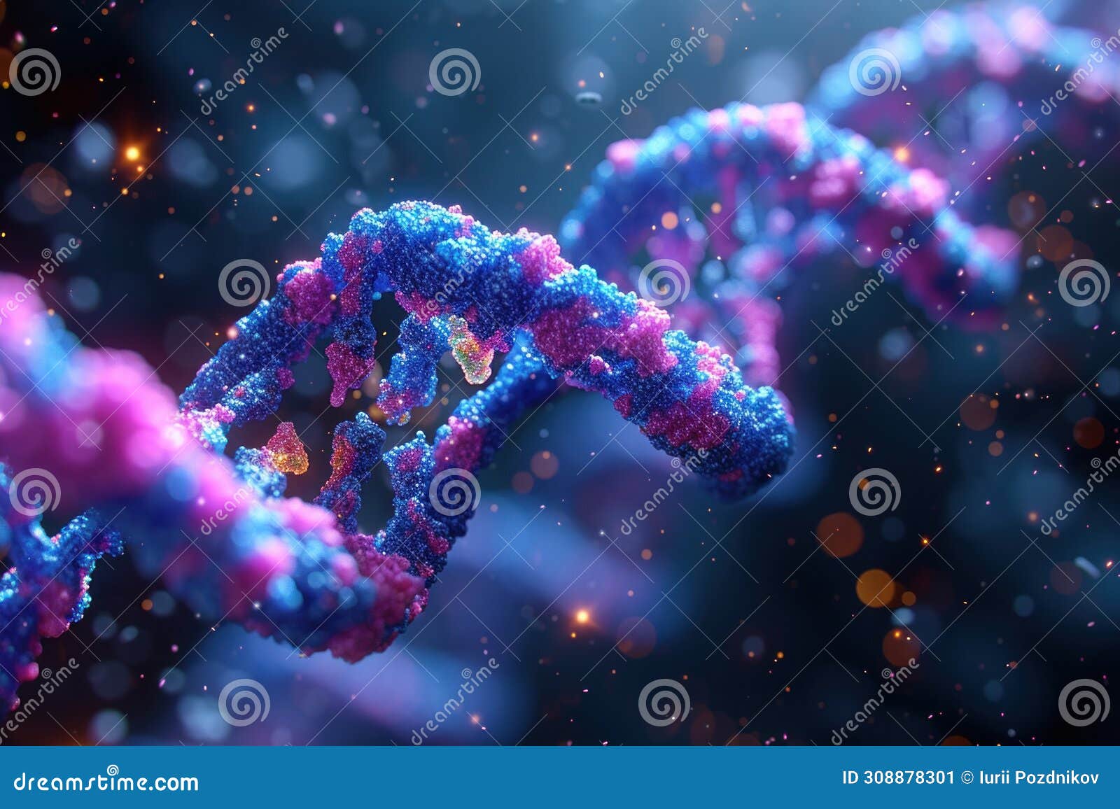 Gene Expression Profile Under the Microscope Stock Image - Image of ...