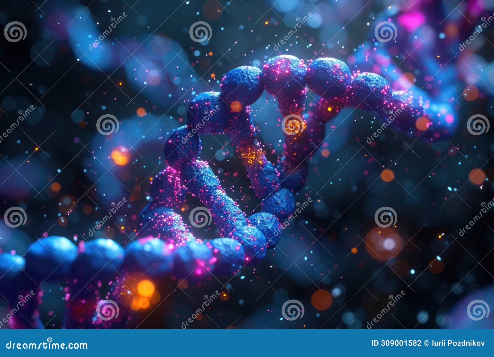 Gene Expression Profile Under the Microscope Stock Photo - Image of ...