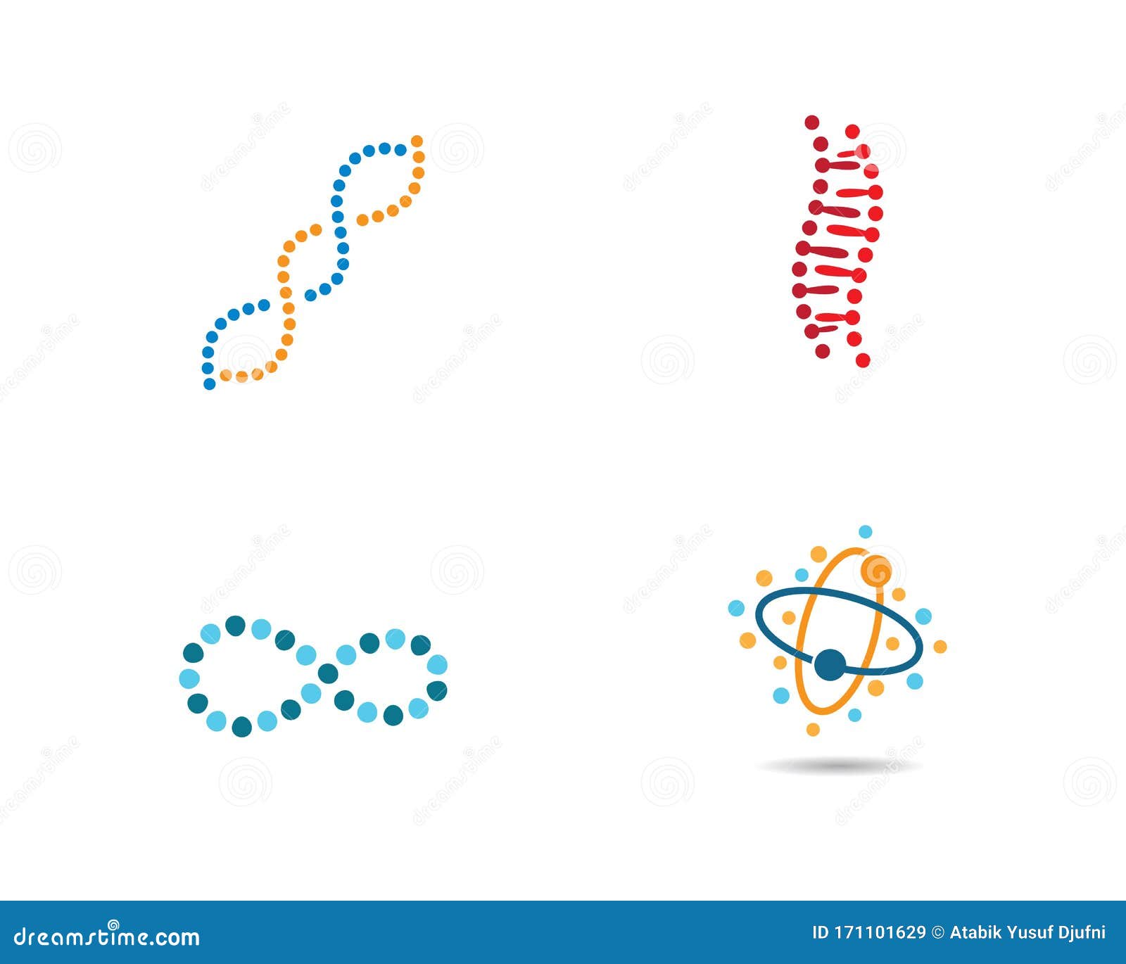 Gene symbol vector icon stock vector. Illustration of medicine - 171101629