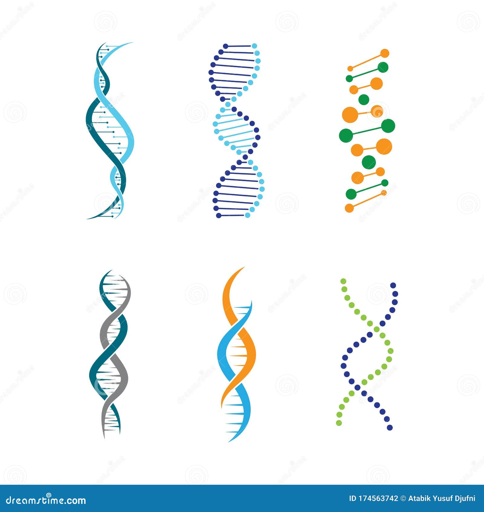 Gene Symbol Vector Icon Illustration Stock Vector - Illustration of ...