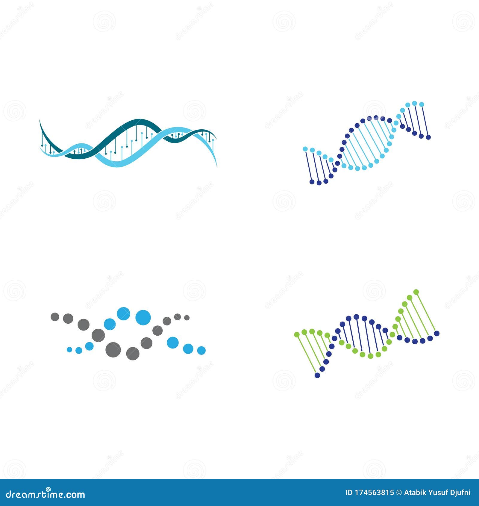 Gene Symbol Vector Icon Illustration Stock Vector - Illustration of ...