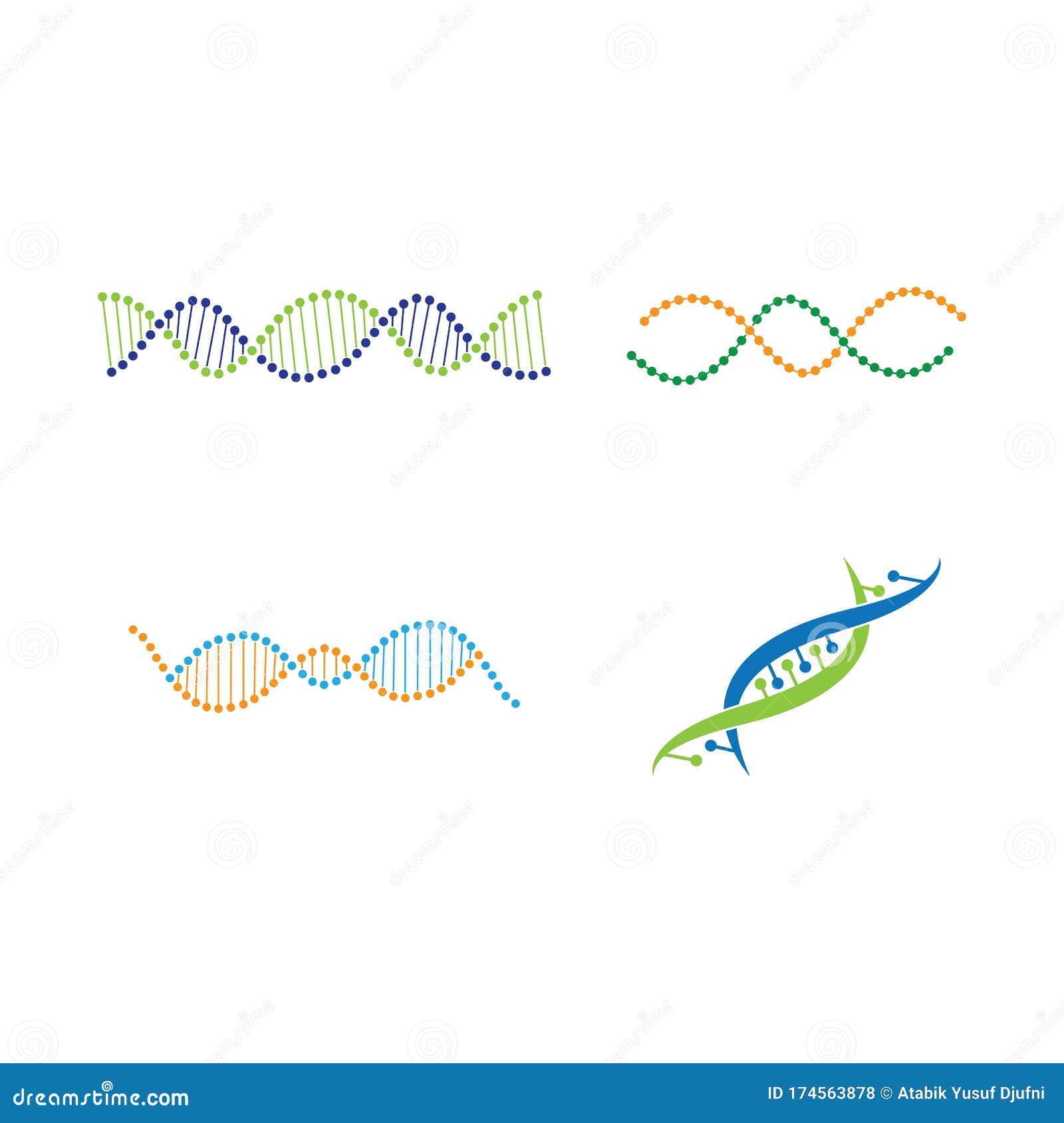 Gene Symbol Vector Icon Illustration Stock Vector - Illustration of ...