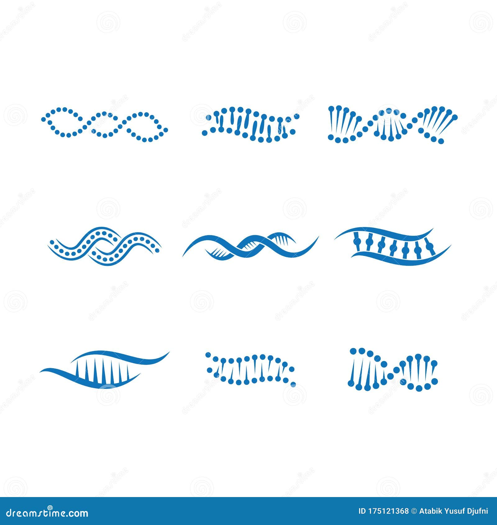 Gene symbol vector icon stock vector. Illustration of structure - 175121368