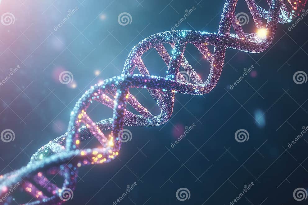 Gene Synthesis Process Creating Custom DNA Sequences.this is a Computer ...