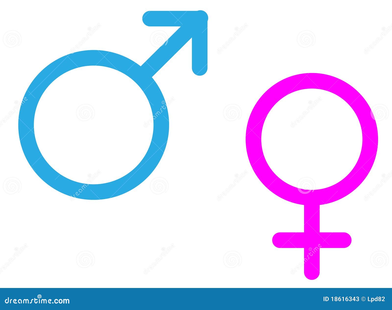 Geneder symbols stock illustration. Illustration of icon - 18616343