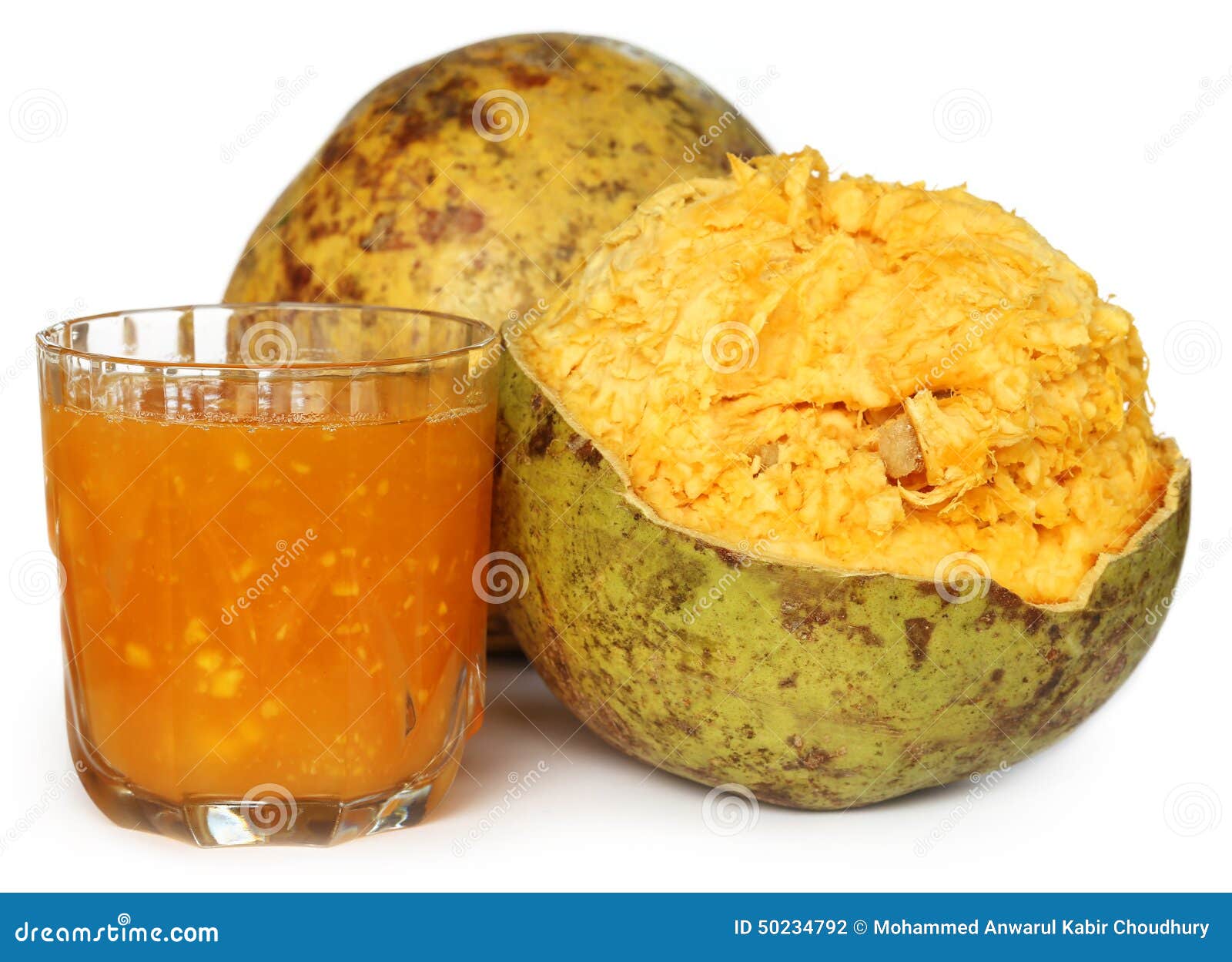 Geneeskrachtig Bael-fruit Met Sap Stock Foto - Image of smakelijk ...