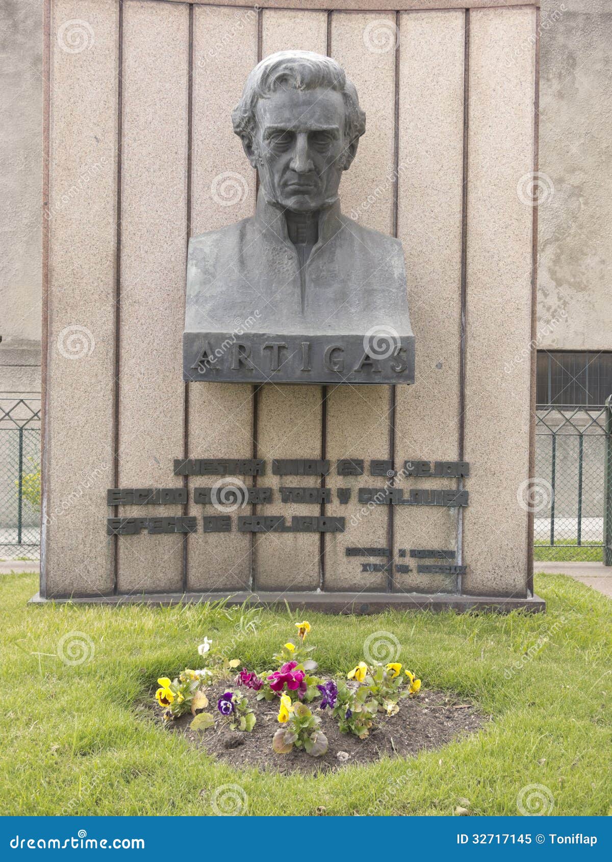 General Artigas in Montevideo, Uruguay Stock Image - Image of history ...