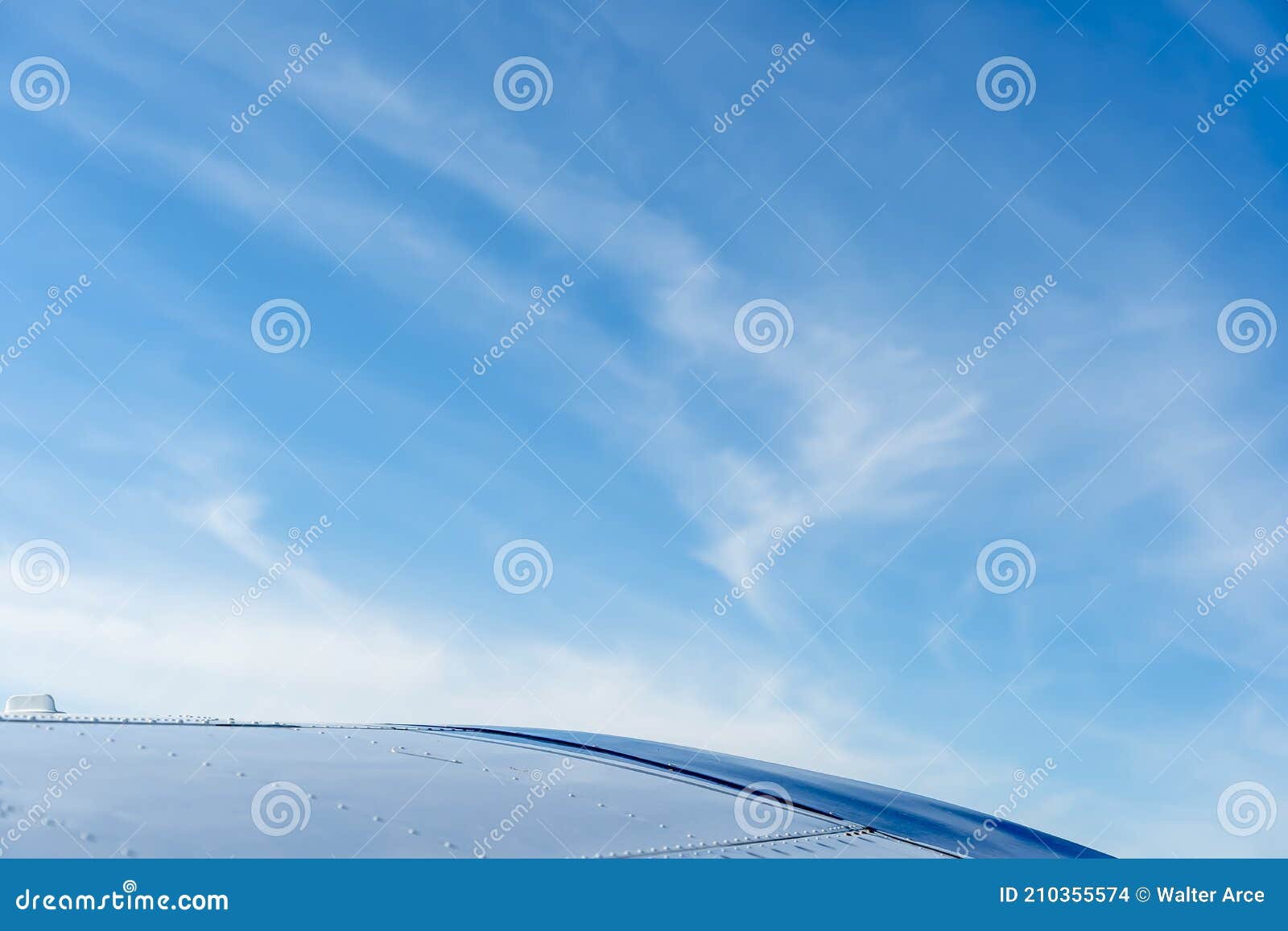 General Aviation Aircraft on a Normal Flight Stock Photo - Image of ...