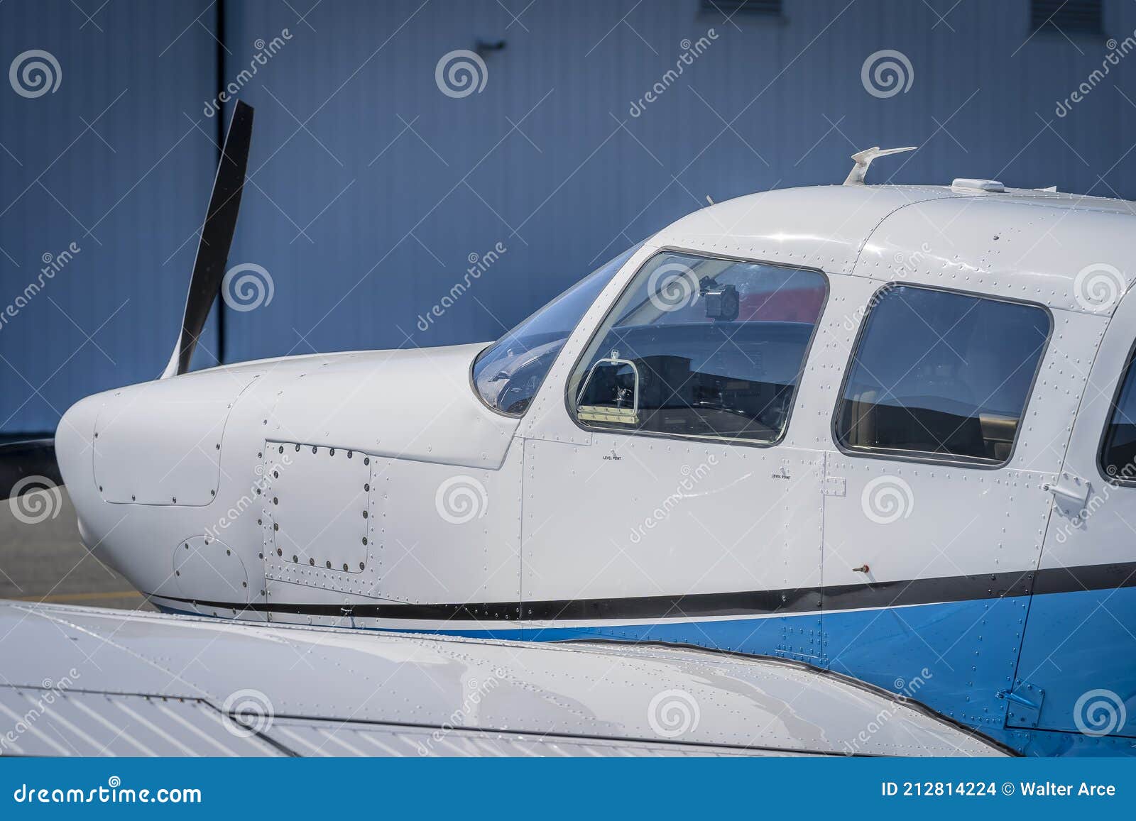 General Aviation Aircraft on the Ground before a Normal Flight Stock ...