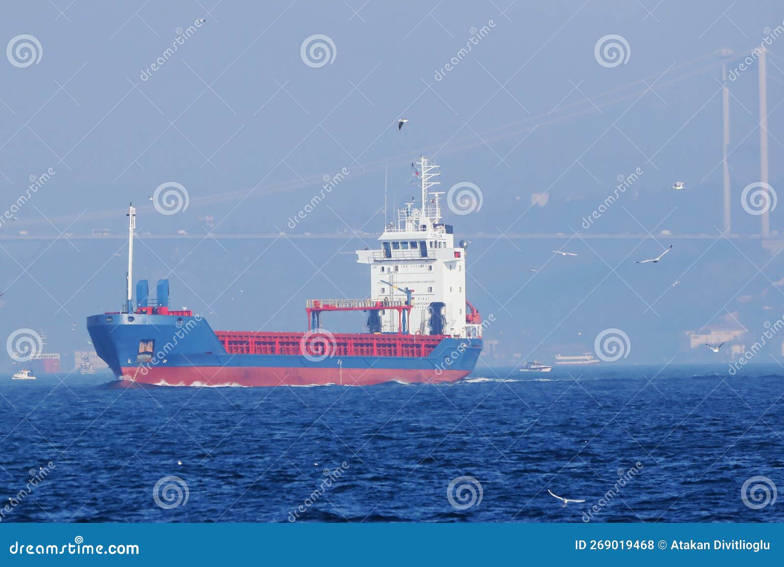 24-12-2022 Istanbul-Turkey: General Cargo Ship Name Carlow Stock Photo ...