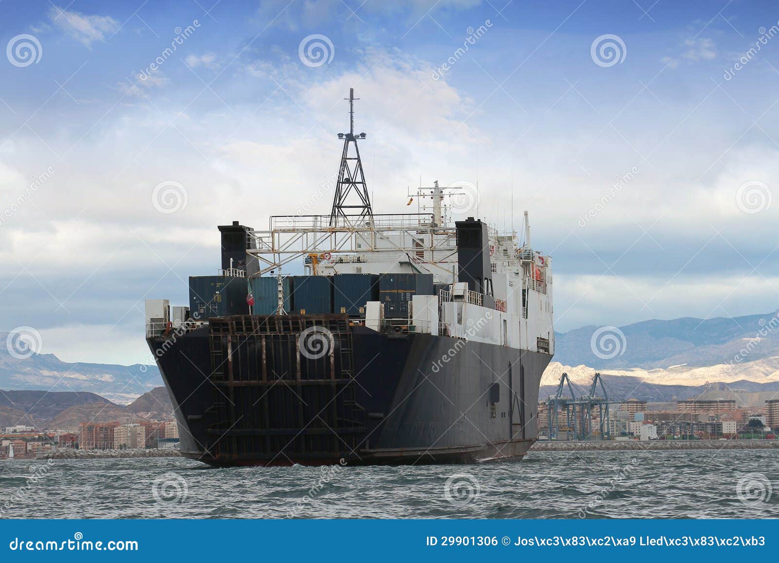 General cargo ship stock photo. Image of containership - 29901306